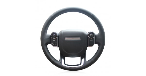 Loncky Auto Custom Fit OEM Black Genuine Leather Car Steering Wheel ...